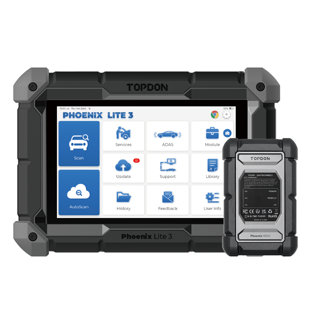 Topdon Phoenix Lite 3 - Diagnostic Scanner for Vehicles
