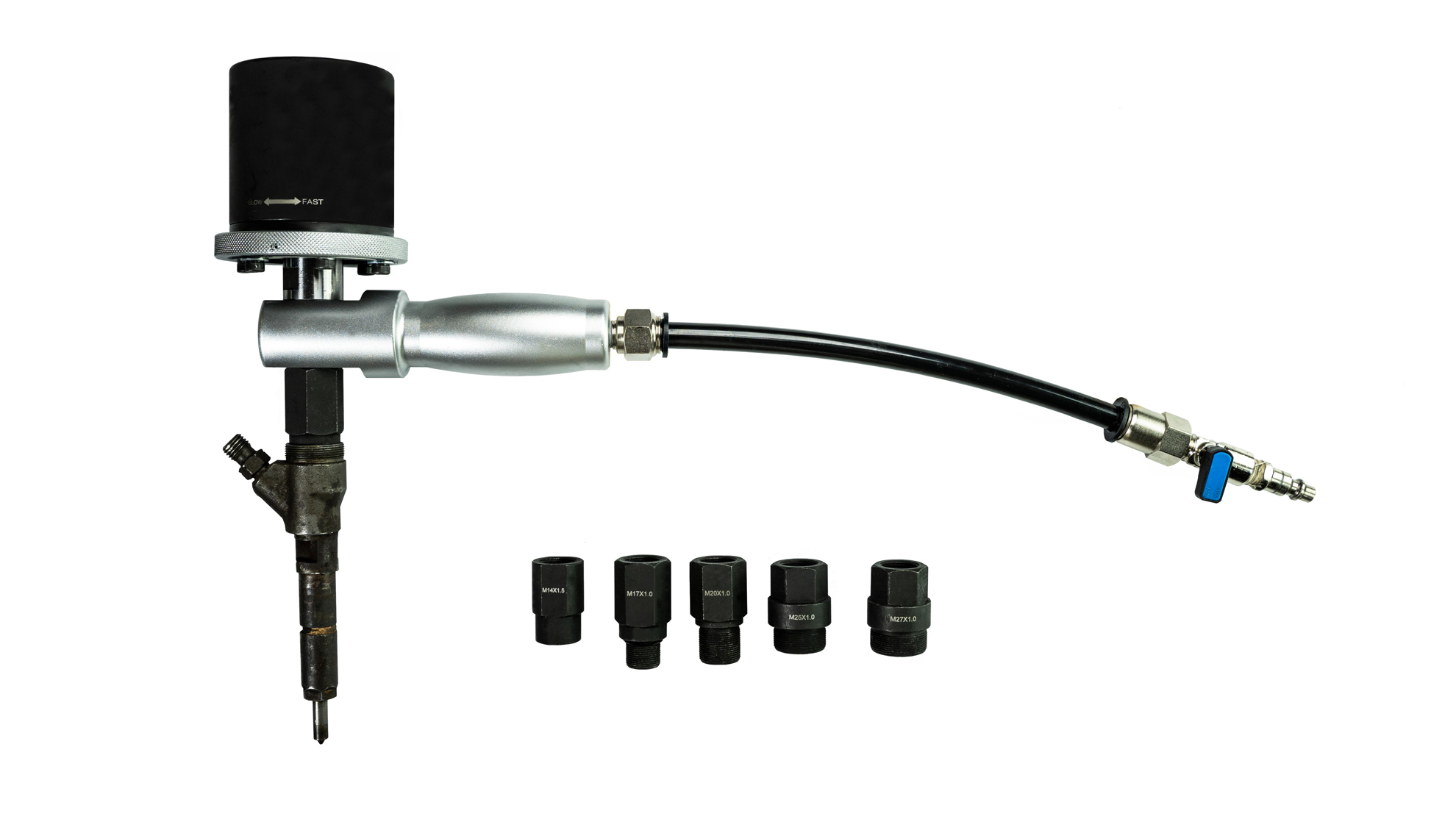 Low Profile Pneumatic Diesel Injector Puller - Hubitools